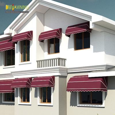 China 3.0m French Style Awnings Aluminum Dutch Metal Dome Awnings for sale