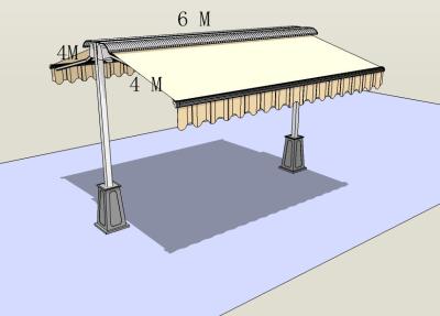 China Strong double side retractable awning,free standing awnings, awning with rain channel for sale