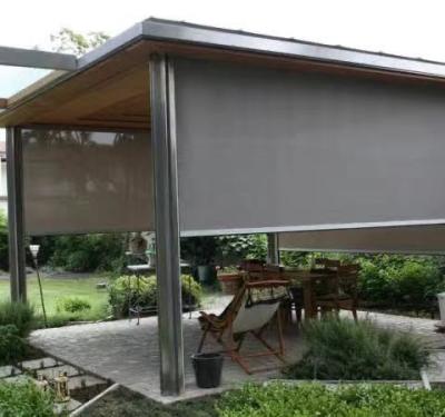 Cina Ombra solare per esterni Smart Motorized Zip Track Blinds / Roller Zip Track Outdoor Roller Blinds in vendita