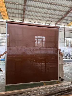 Cina Ombra solare per esterni Smart Motorized Zip Track Blinds / Roller Zip Track Outdoor Roller Blinds in vendita