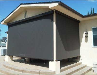 Cina Ombra solare per esterni Smart Motorized Zip Track Blinds / Roller Zip Track Outdoor Roller Blinds in vendita