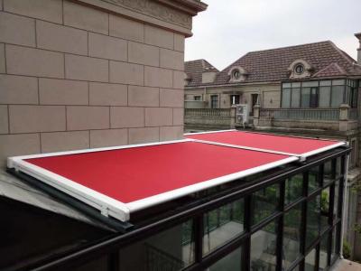 China Customized Roof Sunshade Motorized Retractable Awning for sunroom for sale