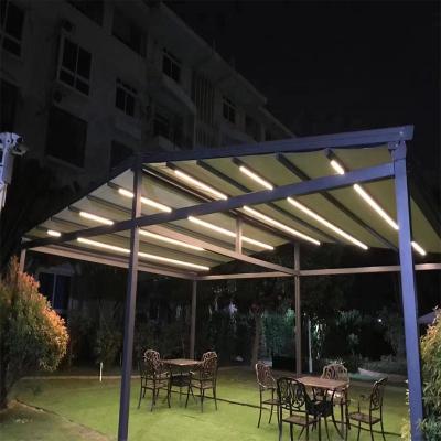 Cina Sistema di ombrello per tetto pergola in PVC in vendita