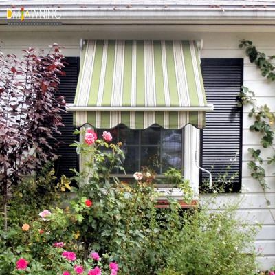 China Manual Outdoor Drop Arm Remote Control Sun Awnings for sale