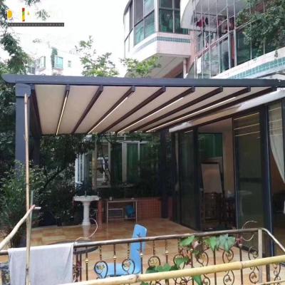 Cina Aluminico PVC pergola kit di tenda solare camera ombrello motore tetto retrattile in vendita