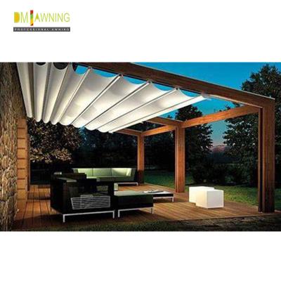 Cina Aluminico PVC pergola kit di tenda solare camera ombrello motore tetto retrattile in vendita