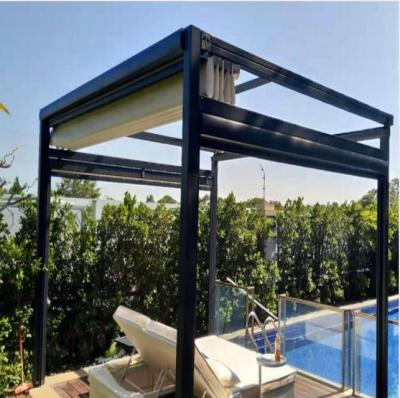 Cina Aluminico PVC pergola kit di tenda solare camera ombrello motore tetto retrattile in vendita