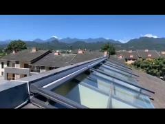 Customized Roof Sunshade Motorized Retractable Awning for sunroom