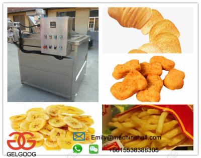China Industrial French Fries Frying Machine With Stiring Function /Stainless Steel French Fries Frying Machine Price In India for sale