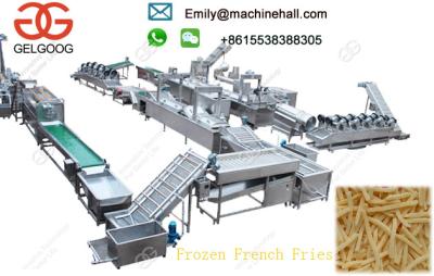 China Fully Automatic Frozen French Fries Production Line Efficiency/Small Scale Frozen Potato French Fries Production Line for sale