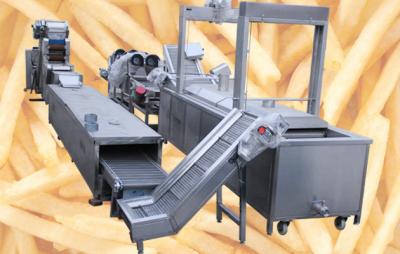 China High Efficiency French Fries Processing Machine/Stainless Steel French Fries Producrion Line Industrial Use for sale