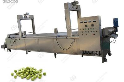 China Stainless Steel Green Beans Frying Machine High Efficiency/Industrial Broad Beans Frying Machine Easy Operate for sale