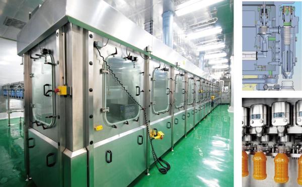 Quality Ultra Clean Rabs Aseptic Filling Line 12000BPH-48000BPH for PET bottles for sale