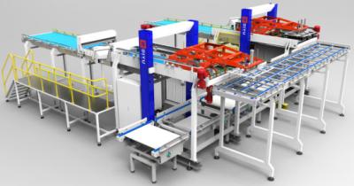 China Semi Automatic Plastic Bottle Packaging Machine Loading And Unloading Cage for sale