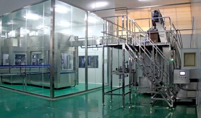 China 200ml-1500ml Bottle Water Filling Line Production Machine PLC control for sale