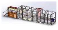 China Dual-Lane Can Bottle Multi-Pack Wrapper Machine 2x4 Pack Config 6500kg for sale