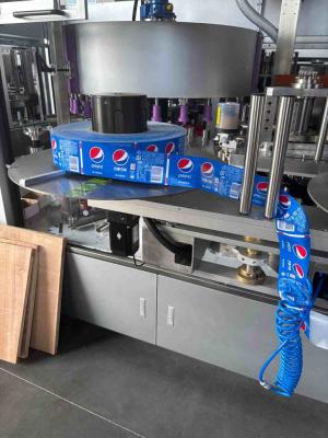 China ±0.5mm Accuracy PET Glass Bottle  Can High Speed BOPP Hot Glue Bottle Labeler Factory Price for sale