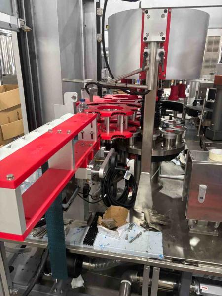 Quality Durable Hot Melt Glue Labeling Machine Adjustable Drum Fits Various Round for sale