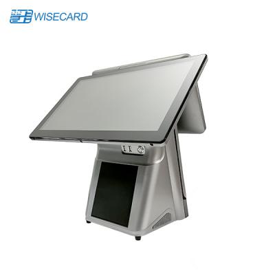 China 1024X768 Pixels Dual Screen POS Terminal RK3399 Restaurant Touch Screen Cash Register for sale