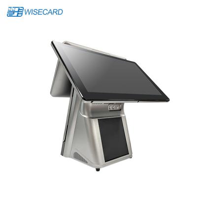 China 1024X768 Pixels Dual Screen POS Terminal RK3399 Restaurant Touch Screen Cash Register for sale