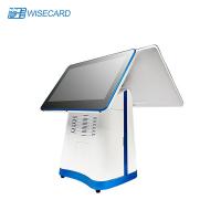 China Wisecard WCT-C1 Android Dual Screen POS Terminal 15 inch 1024x768 Touch Screen for sale