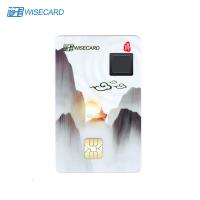 China Biometric Smart Card Fingerprint Access Control Payment Card 85.5x54mm Custom PVC for sale