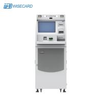 China Cashless Smart Teller Machine Flat Card Printer with Card Reader 19 Inch Touch Screen for sale