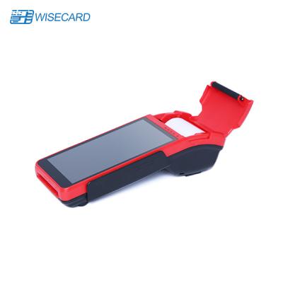 中国 手持ち型の4 PSAM人間の特徴をもつPOSターミナル5Mピクセル容量性接触PBOC 販売のため