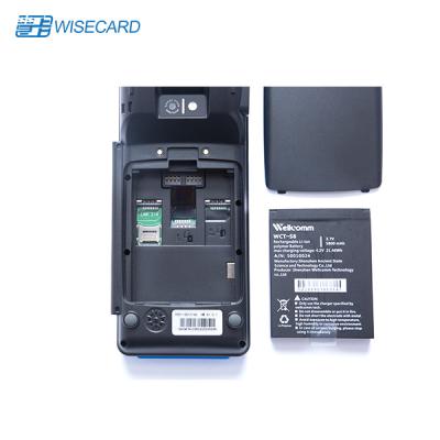 China NFC 13.56MHz MTK MT8735 Handheld POS Machine 5.5 Inch POS Thermal Printer for sale