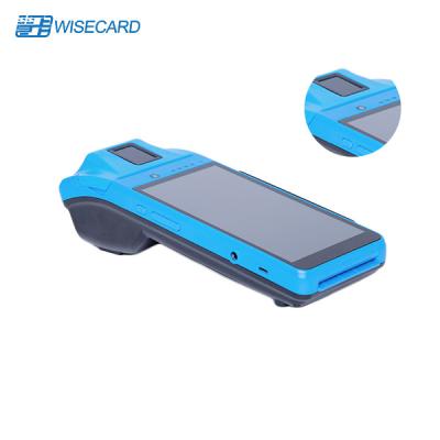中国 プリンターNFCのバーコードの走査器が付いている手持ち型の人間の特徴をもつ無線POSターミナル 販売のため