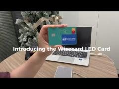 LED Light Payment Card with 360° Edge Glow - ISO7810 Compliant