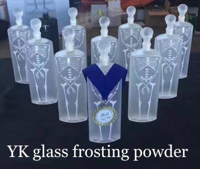 China Class satin effect glass frosting powder (YK-I) for sale