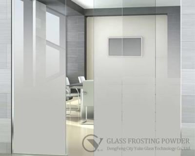 China Use on  shower screen/ Gradual change effect glass frosting powder for sale