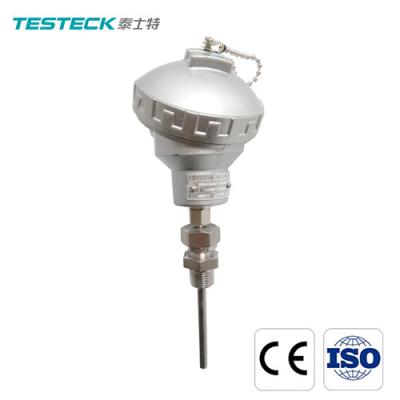 Cina Il morsetto mobile ha infilato il tipo corazzato termocoppia del sensore di temperatura di RTD di K in vendita