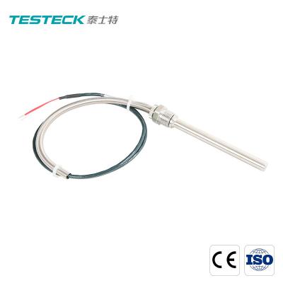 China A linha fixada SS sonda estrutura dobro de sensor de temperatura a única PT100 da RTD à venda