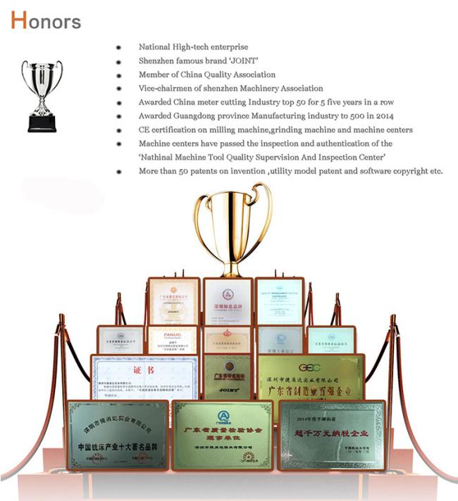 3E economic small milling machine center with operation manual 