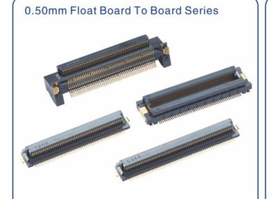 Cina bordo di 0.5mm per imbarcarsi su connettore, poliestere, ottone, nero/bianco, SMT. in vendita