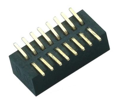 Cina connettore d'ottone 1.0mm PA9T dell'intestazione della scatola di SMT dell'istantaneo dell'oro di Pin 2* 8 in vendita