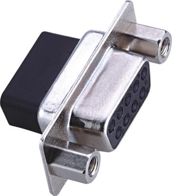 中国 WCON 9 Pin Dのタイプ メス コネクタ細いHD/R真鍮のSel Au/Ni 1000mΩの分 販売のため