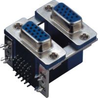 China Double Layer IO Interface D Sub Connector Lower / Upper Layer Mother D-SUB for sale