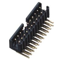 China 2.0mm Open Curved Insertion Type Simple Box Header Connector Bending and inserting for sale