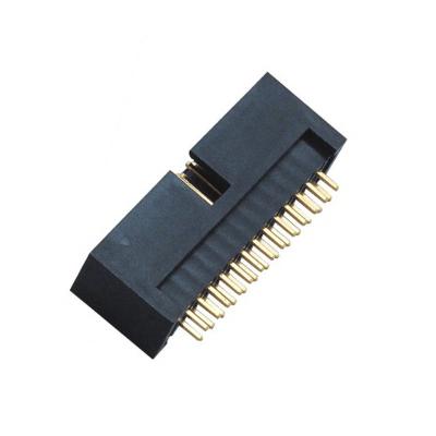 China tensão de Withstand reta 500V do conector do encabeçamento da caixa da placa do PWB da inserção de 2.54mm AC/DC à venda