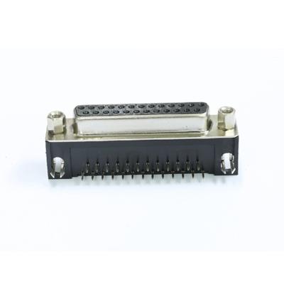 Cina Parte posteriore ROHS del PWB PBT di Pin Female Connector For dell'angolo retto 25 del connettore di WCON DB25 in vendita