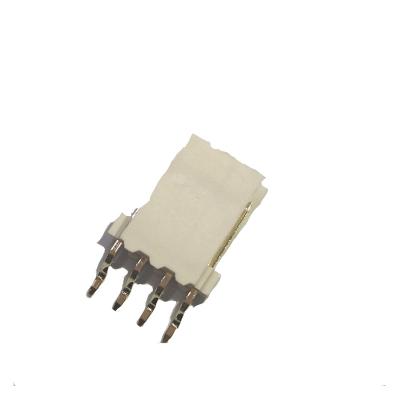 Cina Tipo cavo «di T» di 2.54mm per imbarcarsi su destra SMT PA46 naturale, ottone UL94V-0 dei connettori 1*4P di stile della piegatura in vendita