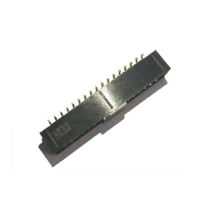 Cina tipo PA9T di SMT del connettore dell'intestazione della scatola del passo di 34P 2.54mm con il flash dell'oro del CAPPUCCIO in vendita