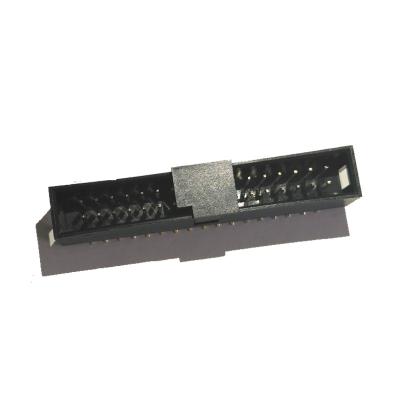 Cina tipo PA9T di SMT del connettore dell'intestazione della scatola del passo di 34P 2.54mm con il flash dell'oro del CAPPUCCIO in vendita