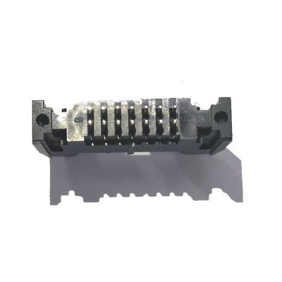 Cina Fermo lungo di WCON un passo Pin Header, PBT diritto 14 Pin Header Connectors da 2,54 millimetri in vendita