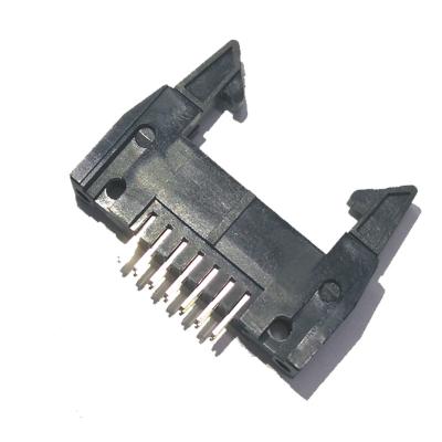 Cina Fermo lungo di WCON un passo Pin Header, PBT diritto 14 Pin Header Connectors da 2,54 millimetri in vendita