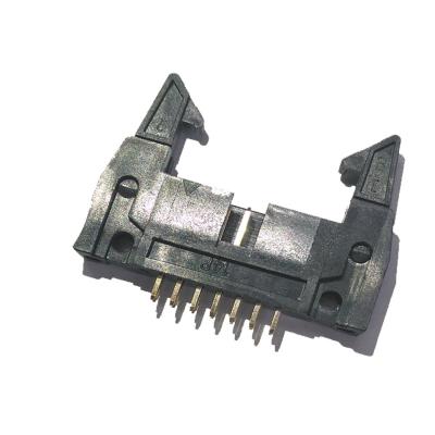 Cina Fermo lungo di WCON un passo Pin Header, PBT diritto 14 Pin Header Connectors da 2,54 millimetri in vendita