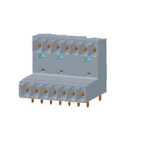 China Platform Double Deck Flanged Flanges 3.81 Pluggable Terminal Power Without Ear for sale